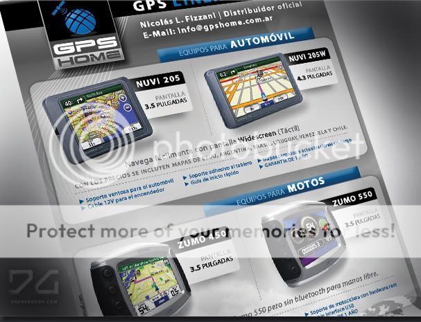 GPS volante publicidad gráfica diseño comercial flyer mailing photo ...